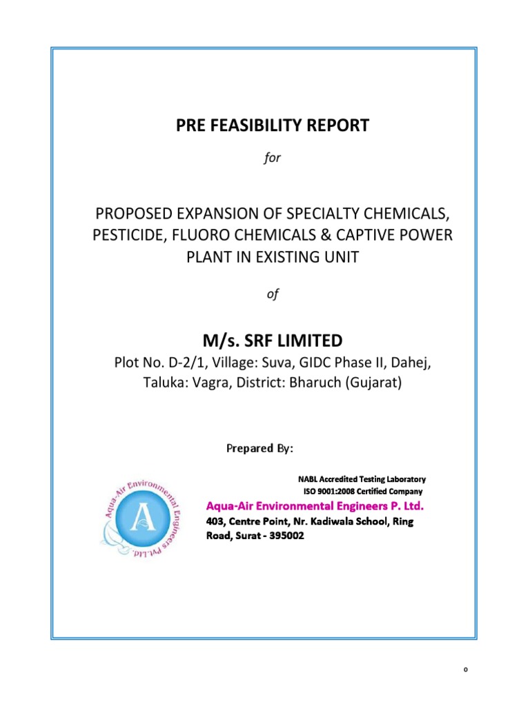SRF Dahej Plant Expansion Proposal | PDF | Sodium Hydroxide | Chlorine