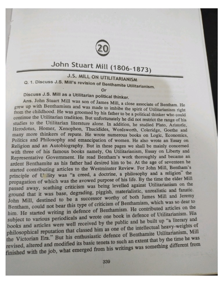 John Stuart Mill | PDF