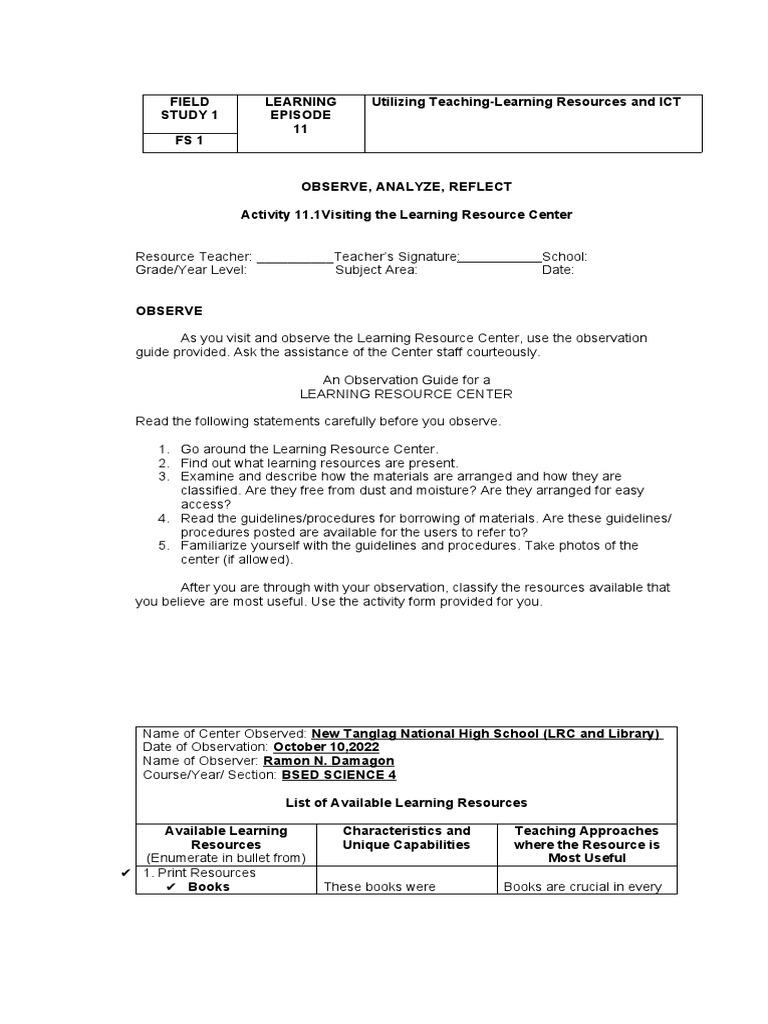 Fs1-Episode 11 | PDF | Massive Open Online Course | Educational Technology