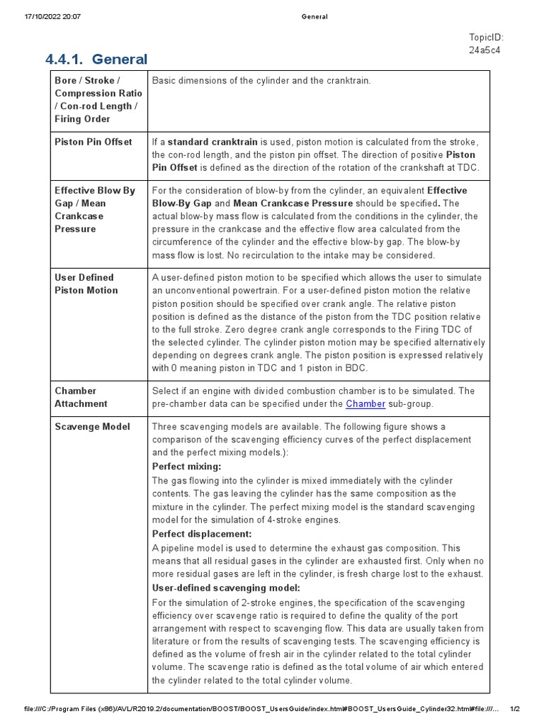 Boost Engine Scavenging Models | PDF | Piston | Systems Engineering