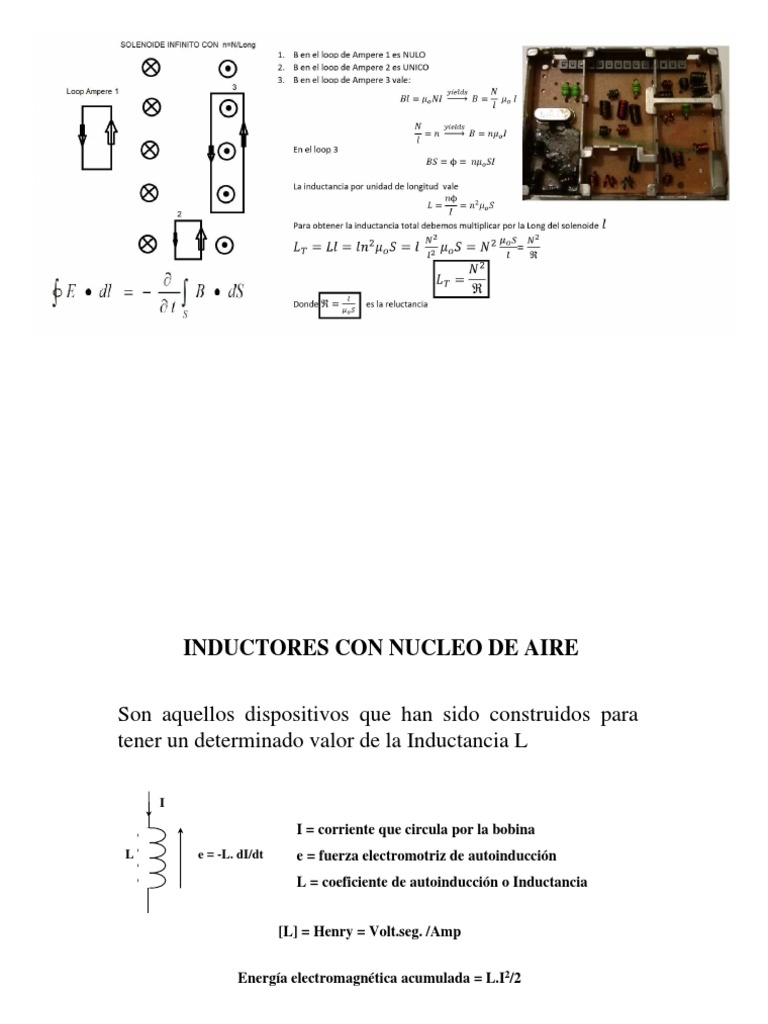 Inductores Núcleo De Aire Descargar Gratis Pdf Inductor