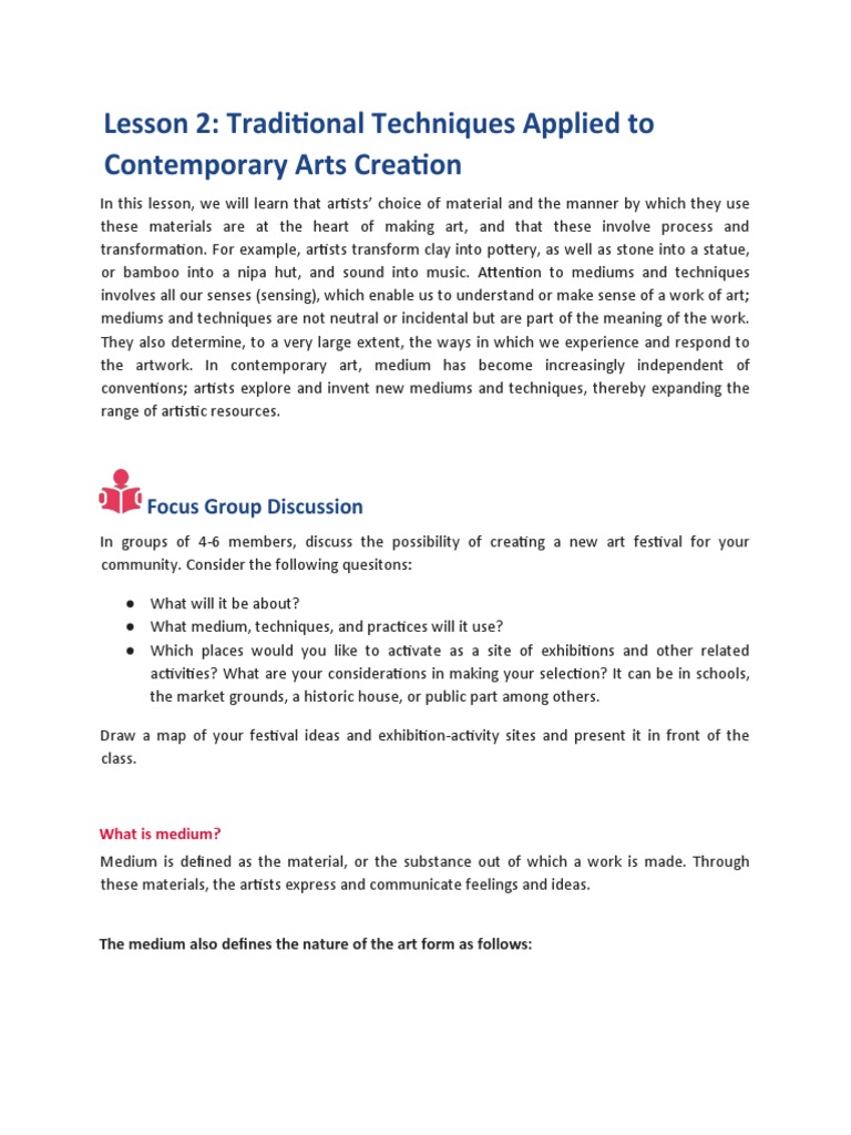 Group 2 Unit 6 Lesson 2 Pdf The Arts Paintings