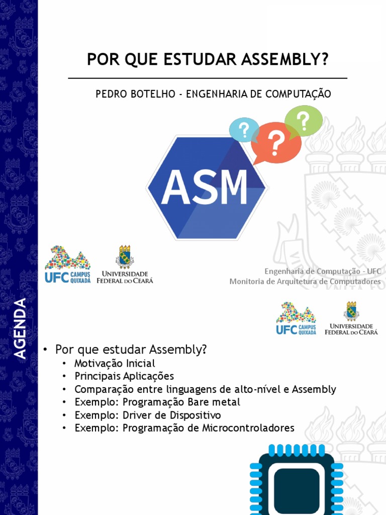 Aula 03 - Porque Estudar Assembly | PDF | Linguagem Assembly ...