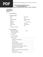 Format Soap Kesehatan Reproduksi (Remaja, Pranikah Dan Prakonsepsi) | PDF