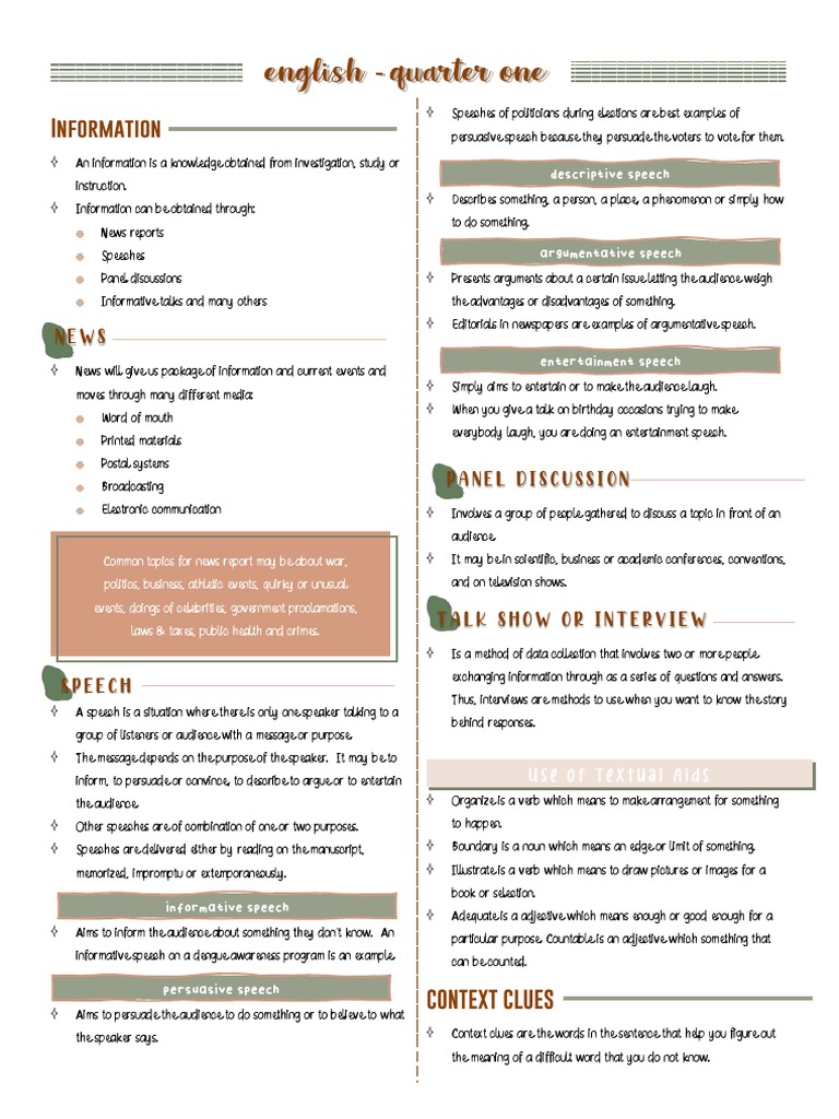 Eng 10 Final Reviewer | PDF | Expert | Plot (Narrative)