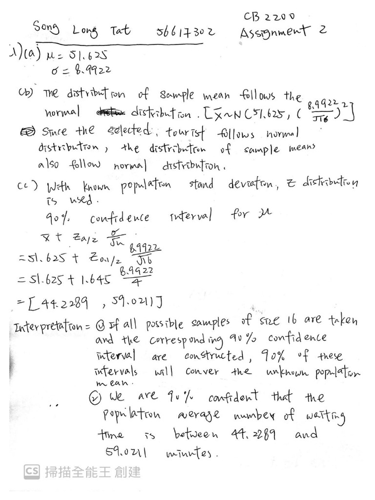 cb2200 Assignment | PDF