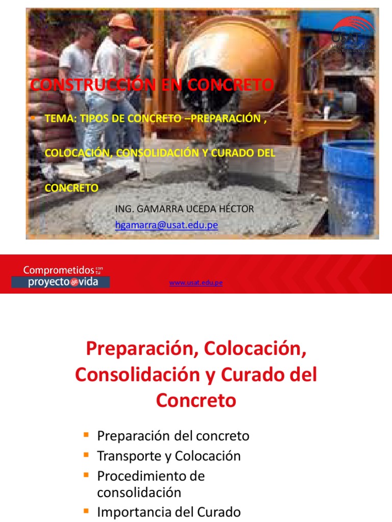 Tema 02 - Tipos de Concreto | PDF