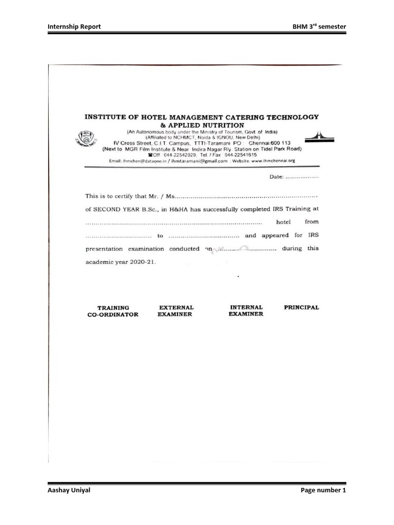 IET Report | PDF | Restaurants | Steak