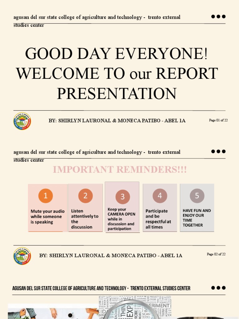 Purposive Communication Reporting | PDF