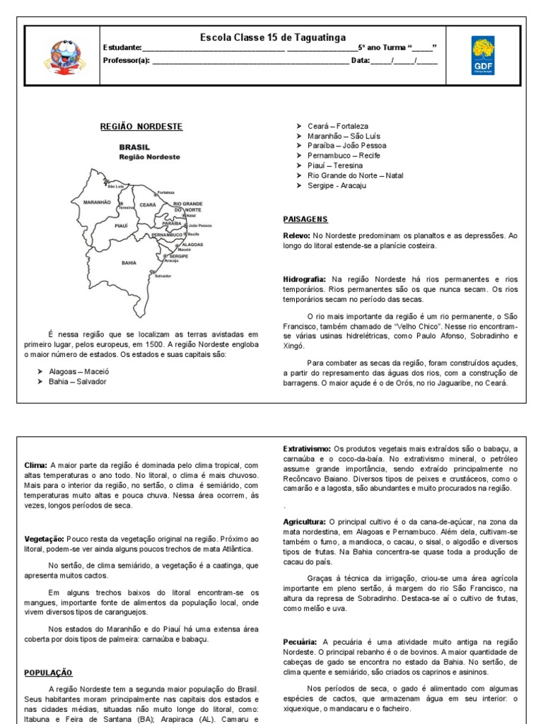 Região Nordeste | PDF