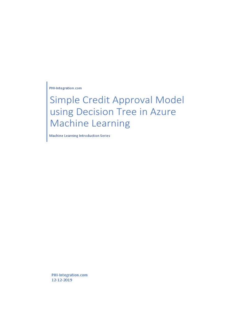 Decision Tree in Azure Machine Learning Bahasa Indonesia 1577267383 | PDF