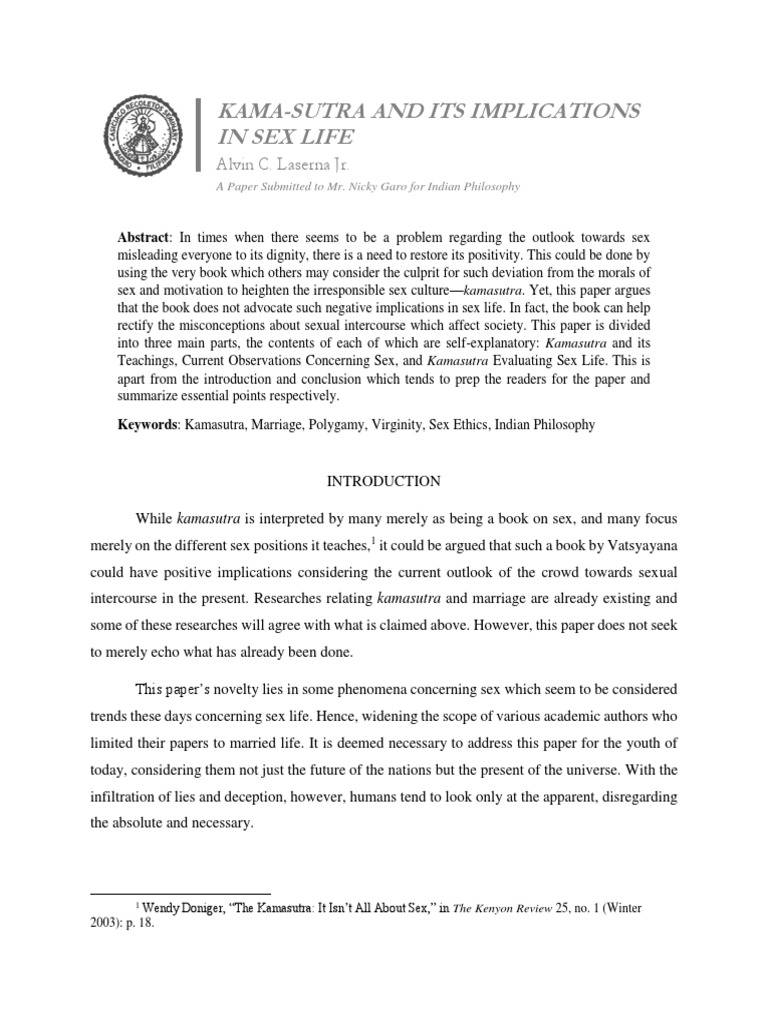 Kamasutra's Positive Role in Sexual Relationships | PDF | Kama Sutra | Kama