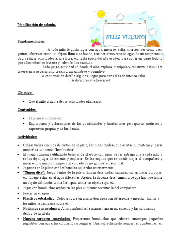 Juegos y Cocina para Niños | PDF