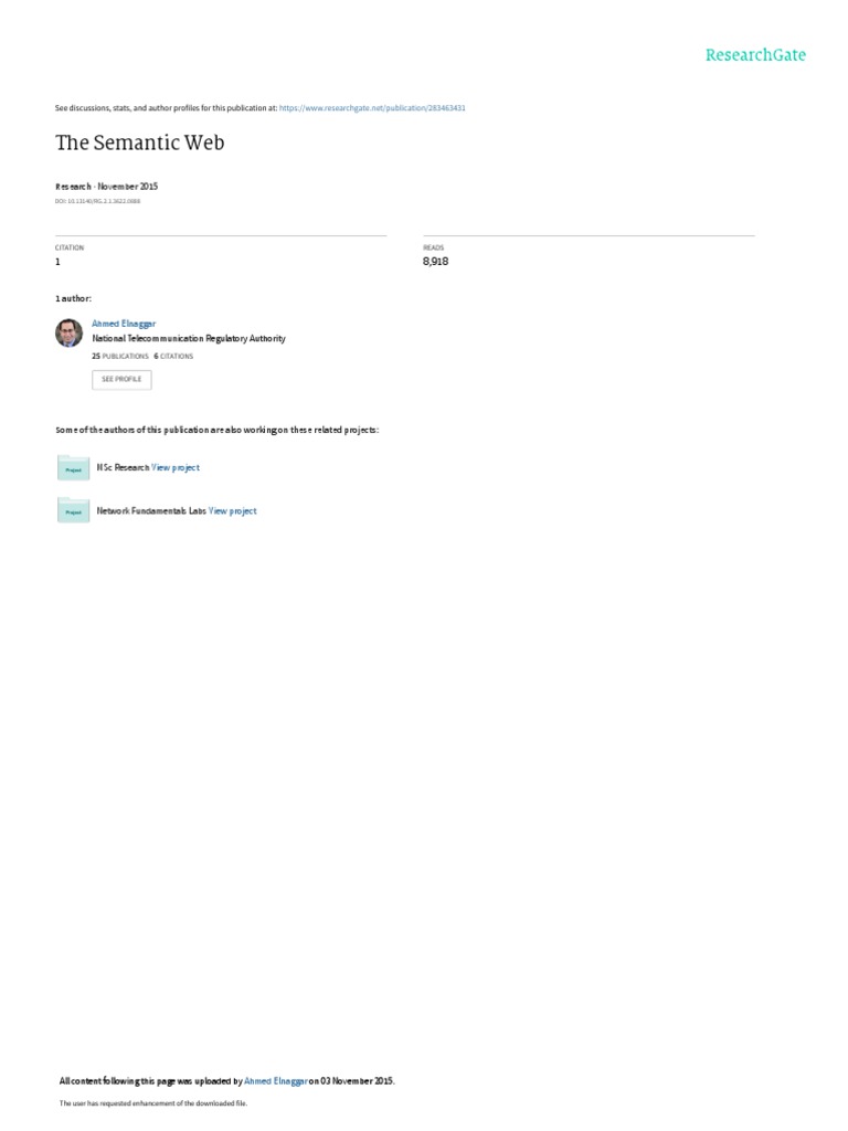 What Is The Semantic Web | Download Free PDF | Resource Description Framework | Semantic Web
