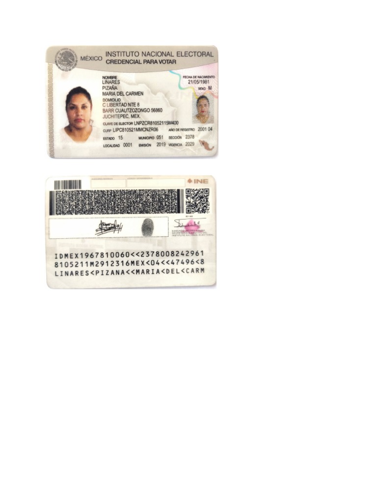 INE Maria Del Carmen | PDF