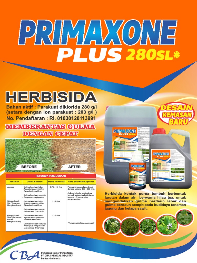 Brosur Primaxone Plus 280 SL Baru | PDF