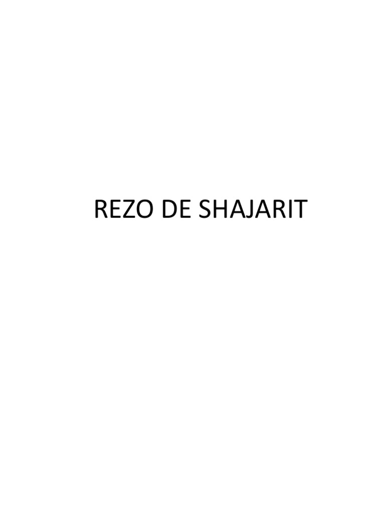 Tefila Con Kavanah 2020 Todo PDF - Compressed | PDF | Shema Israel ...