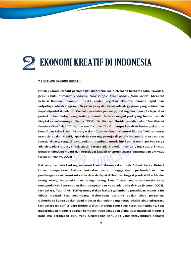 LAPEN - Theresia Woro - Supramono - Eko Suseno - Penyusunan Profil Ekonomi Kreatif Kota Salatiga ...