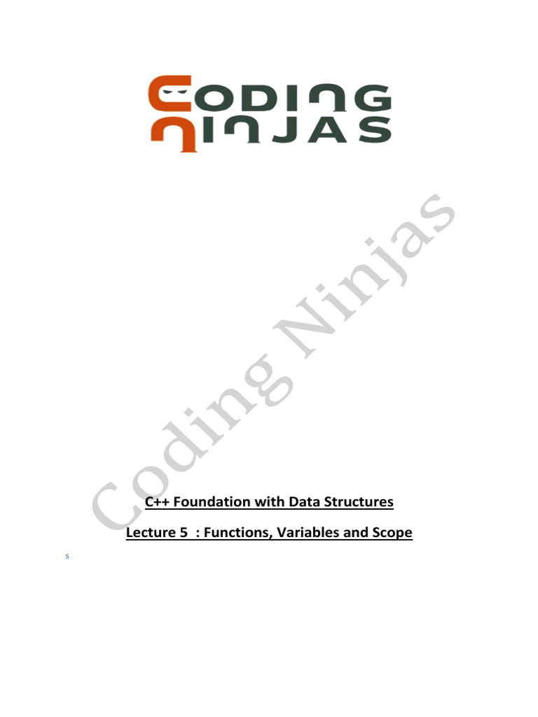6 Functions Pdf Parameter Computer Programming Subroutine