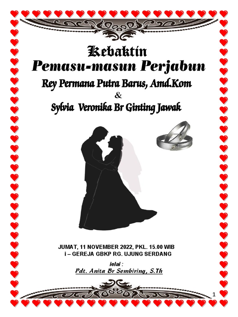 Liturgi Pasu-Pasu Rey Permana, Nop. 2022 - Pdt. Anita | PDF