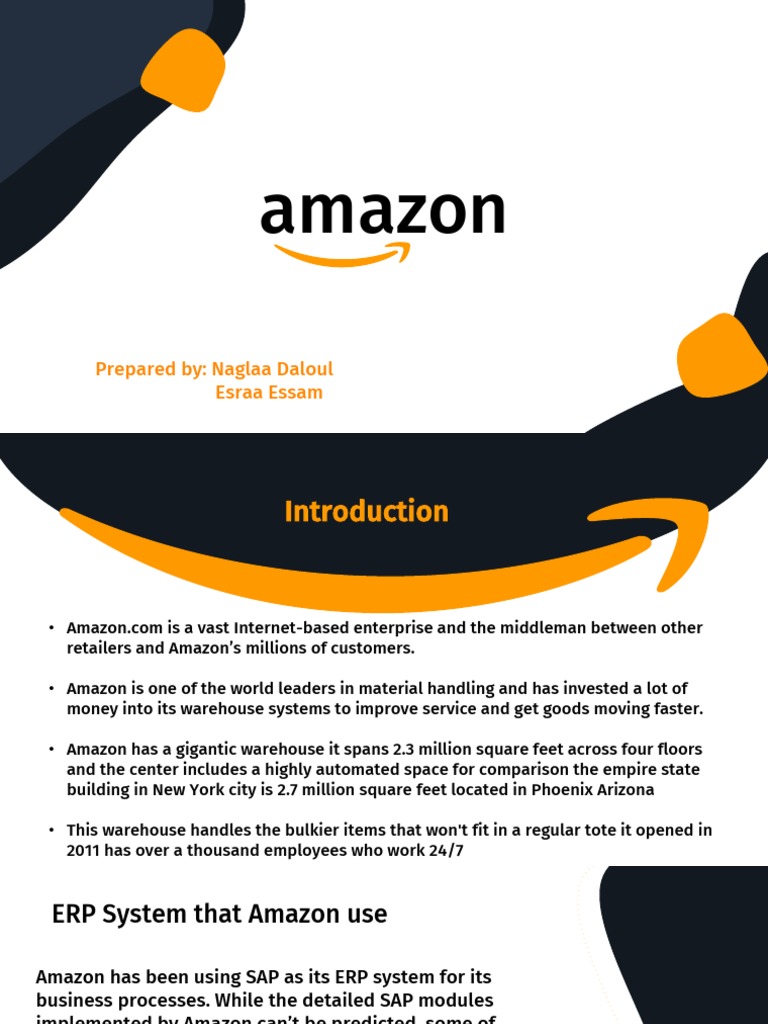 Amazon W.M | PDF | Warehouse | Enterprise Resource Planning