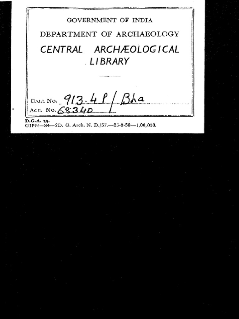 DK Bhattacharya An Outline of Indian Prehistory | PDF