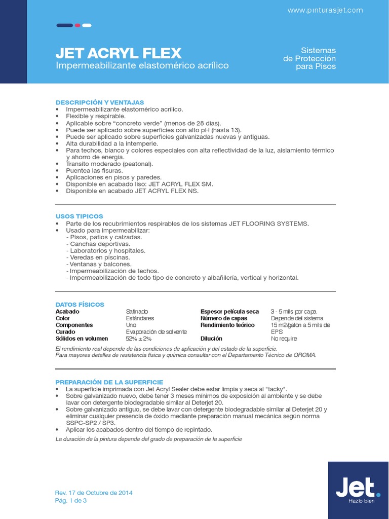 Jet Acryl Flex4 | PDF