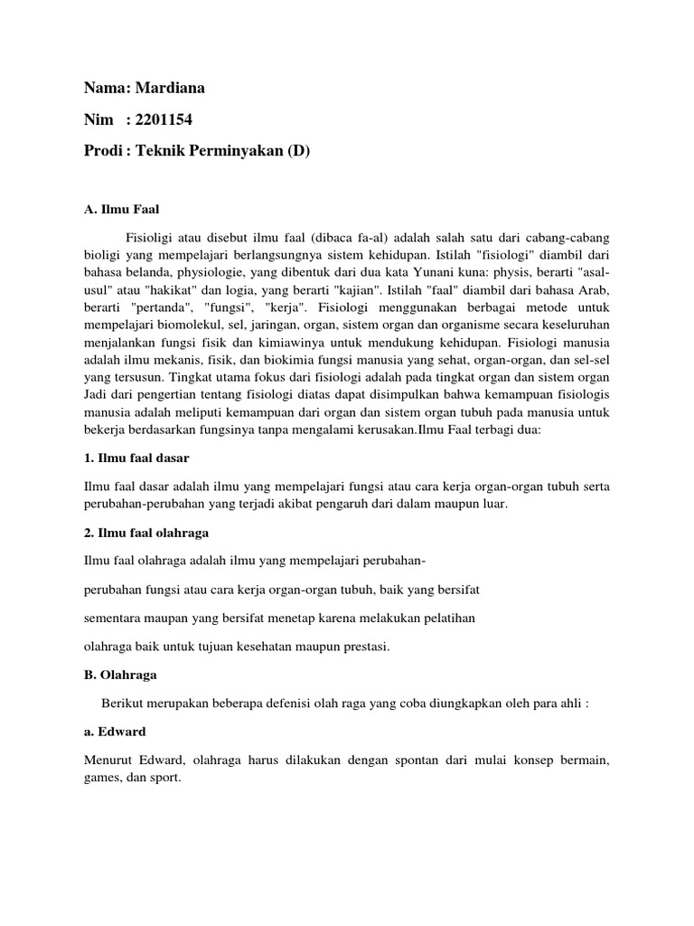 Ilmu Faal | PDF