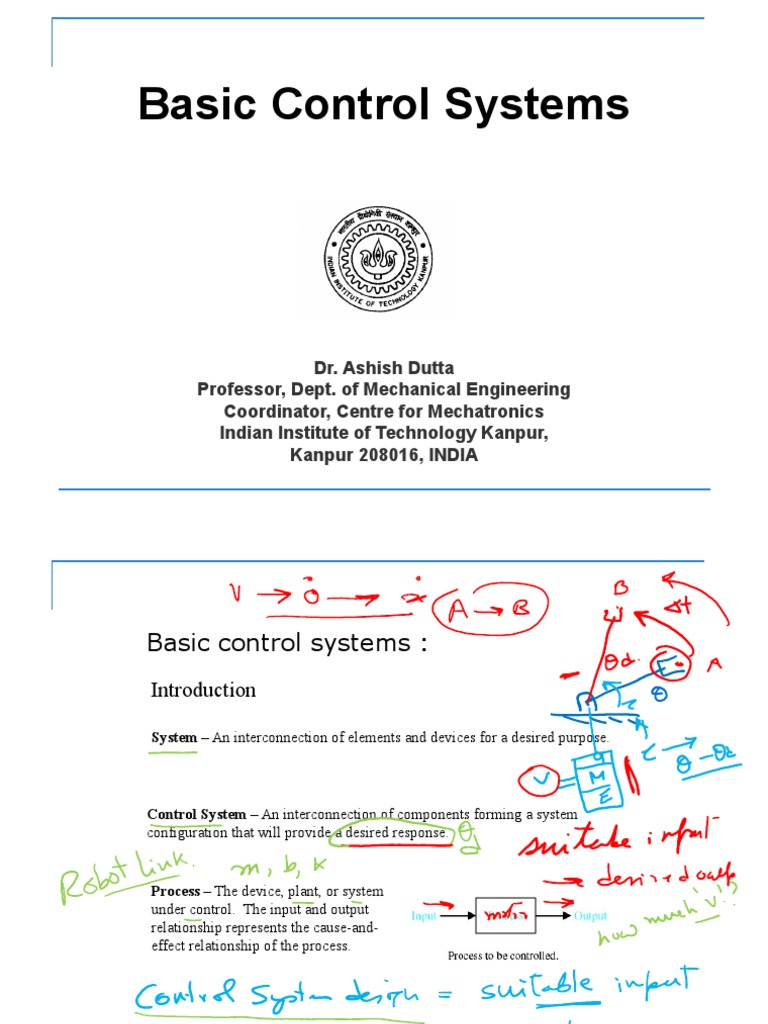 Basic Control Systems | PDF