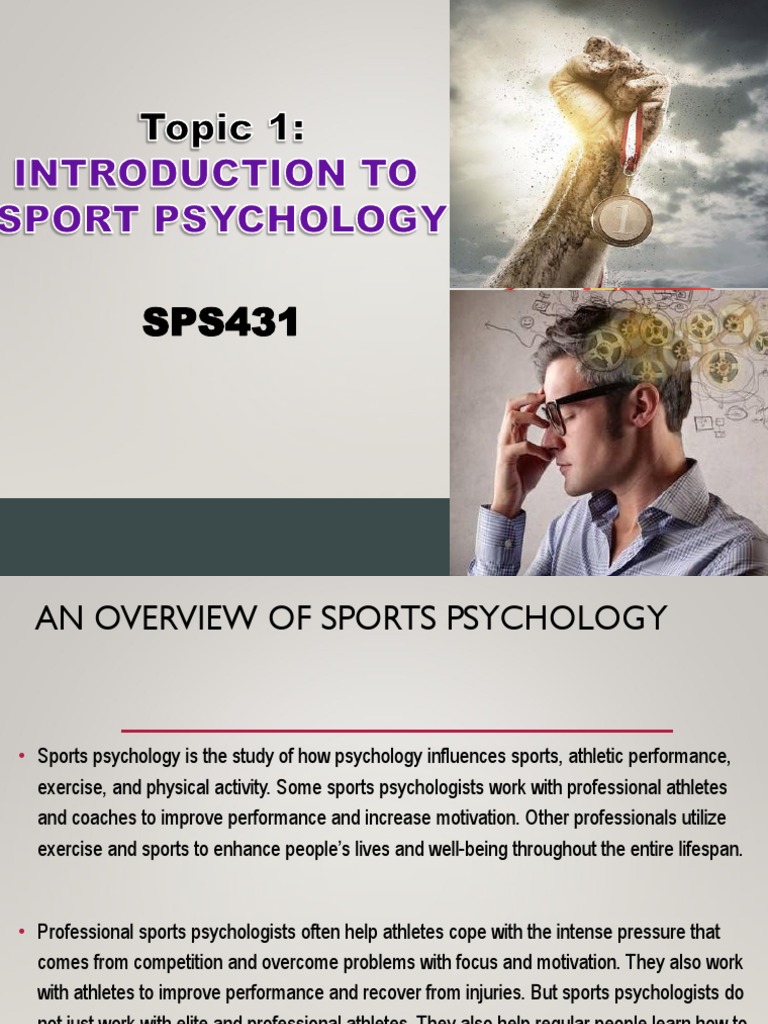 Introduction to Sport Psychology | PDF | Psychology | Clinical Psychology