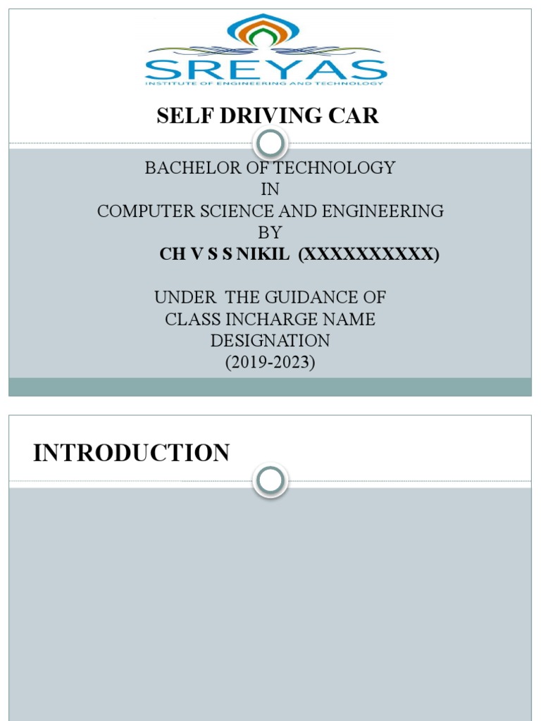 Iv Cse Technical Seminar PPT Format - 2022 - 2023 | PDF