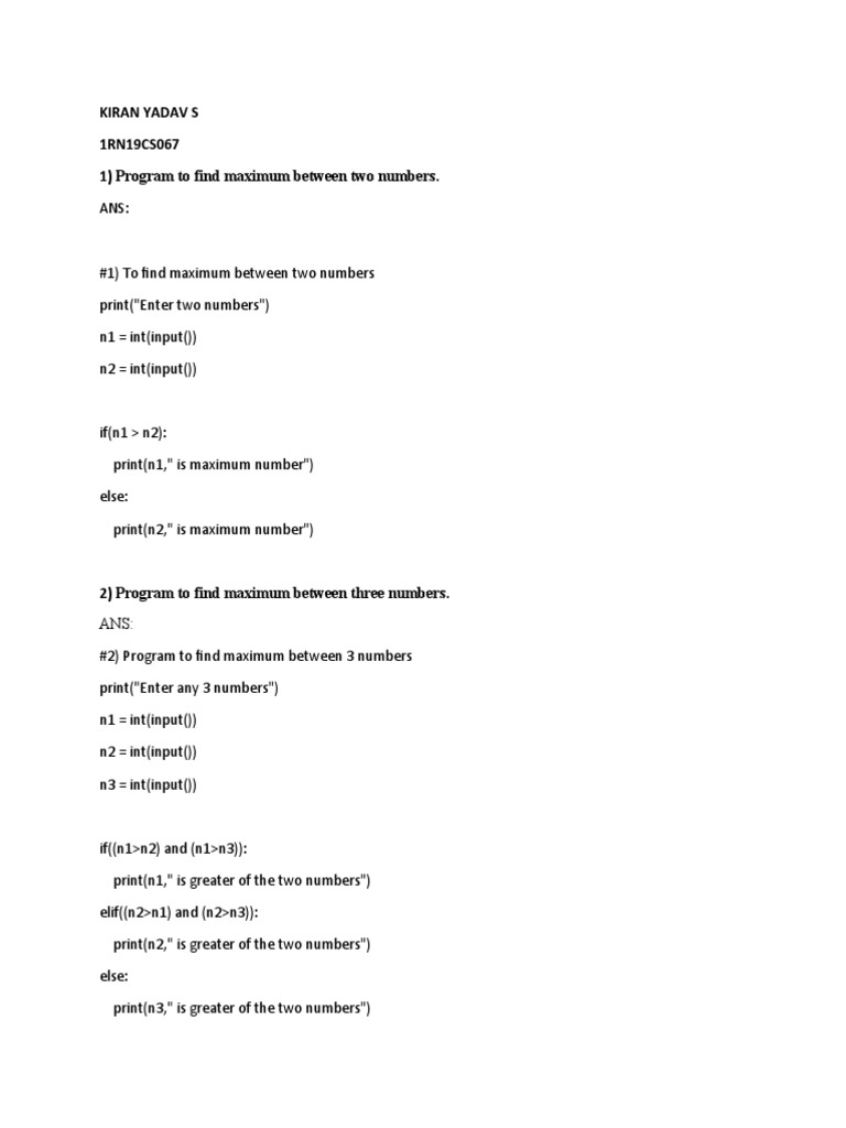 Python Assignment Answers | PDF | Triangle | Alphabet