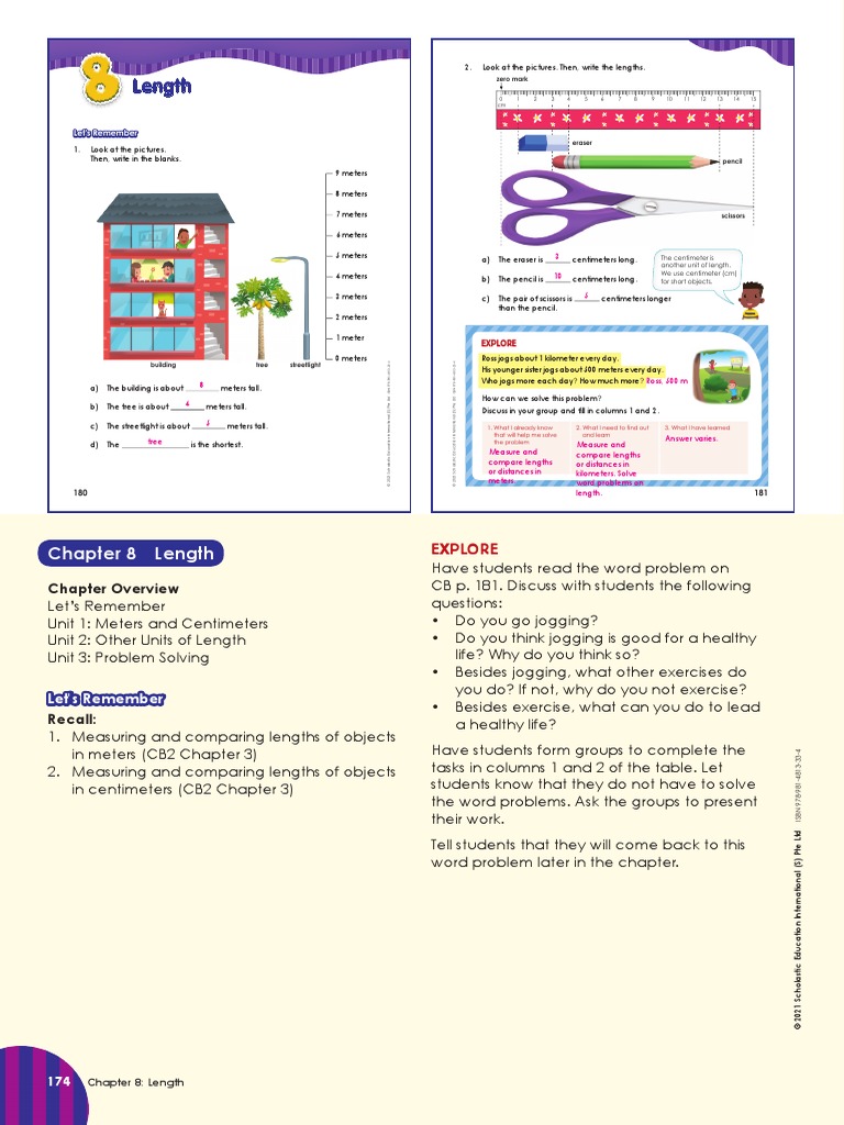 Chapter - 8 - Lesson Notes | PDF | Length | Metre