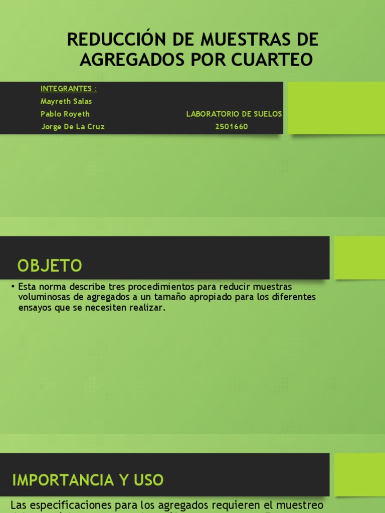 Reducción de Muestras de Agregados Por Cuarteo-1 | PDF