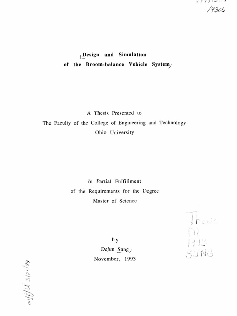 Broom Balancer | PDF | Control Theory | Optimal Control
