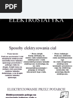 Notatki Fizyka Klasa 8 Elektrostatyka | PDF