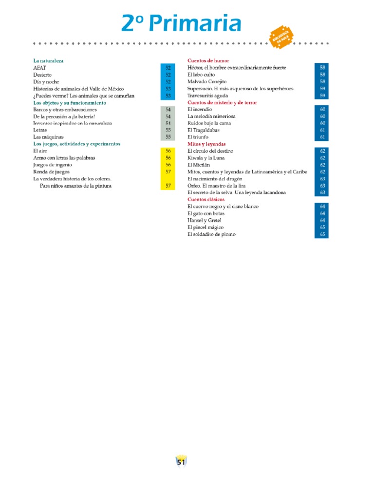 05 Segundo Primaria | PDF