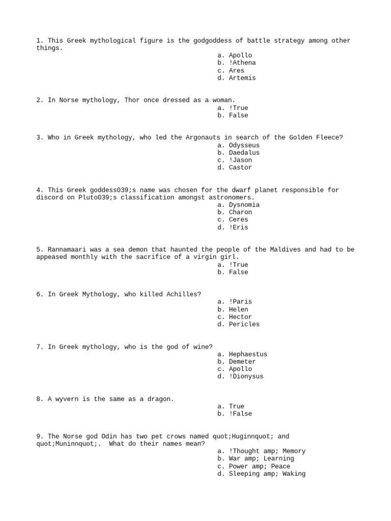 GEO283 Practice Problems 6 | PDF | Greek Mythology | Apollo