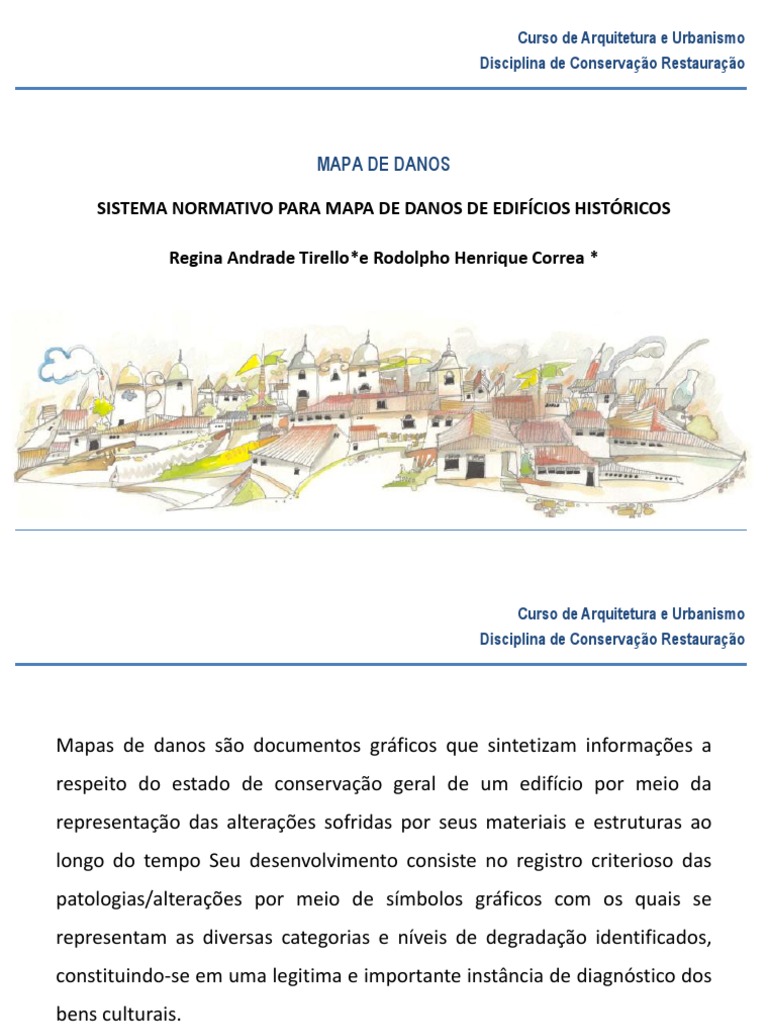Mapa de Danos | PDF | Urbanismo | Patologia