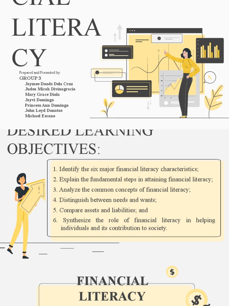 Financial Literacy Characteristics Overview | PDF | Interest | Interest ...