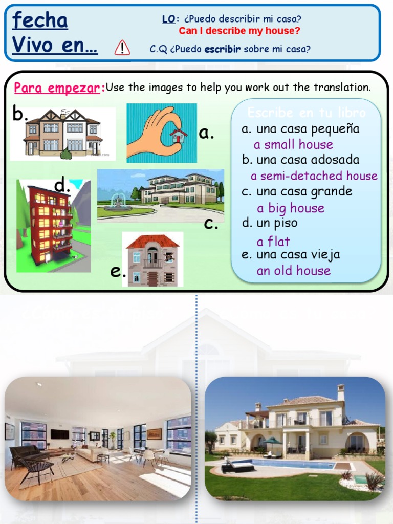 Como Es Tu Casa o Tu Piso | PDF