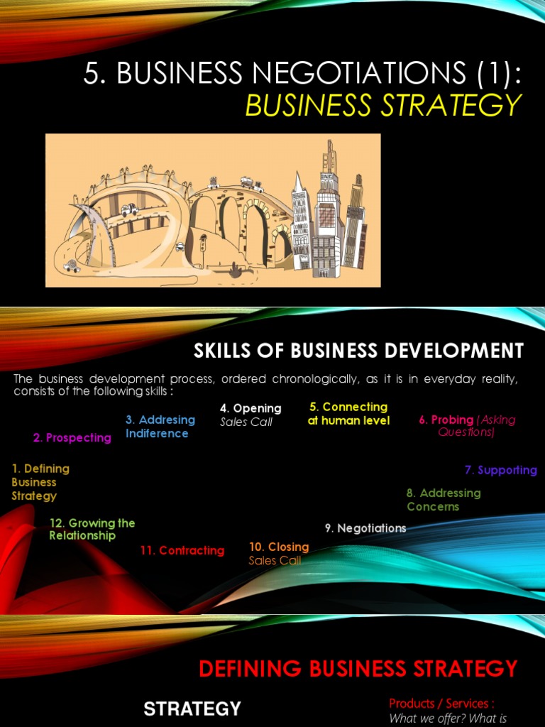 Business Negotiation Strategies Explained | PDF | Sales | Customer