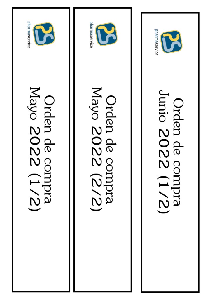 Etiqueta Lomo Carpeta | PDF