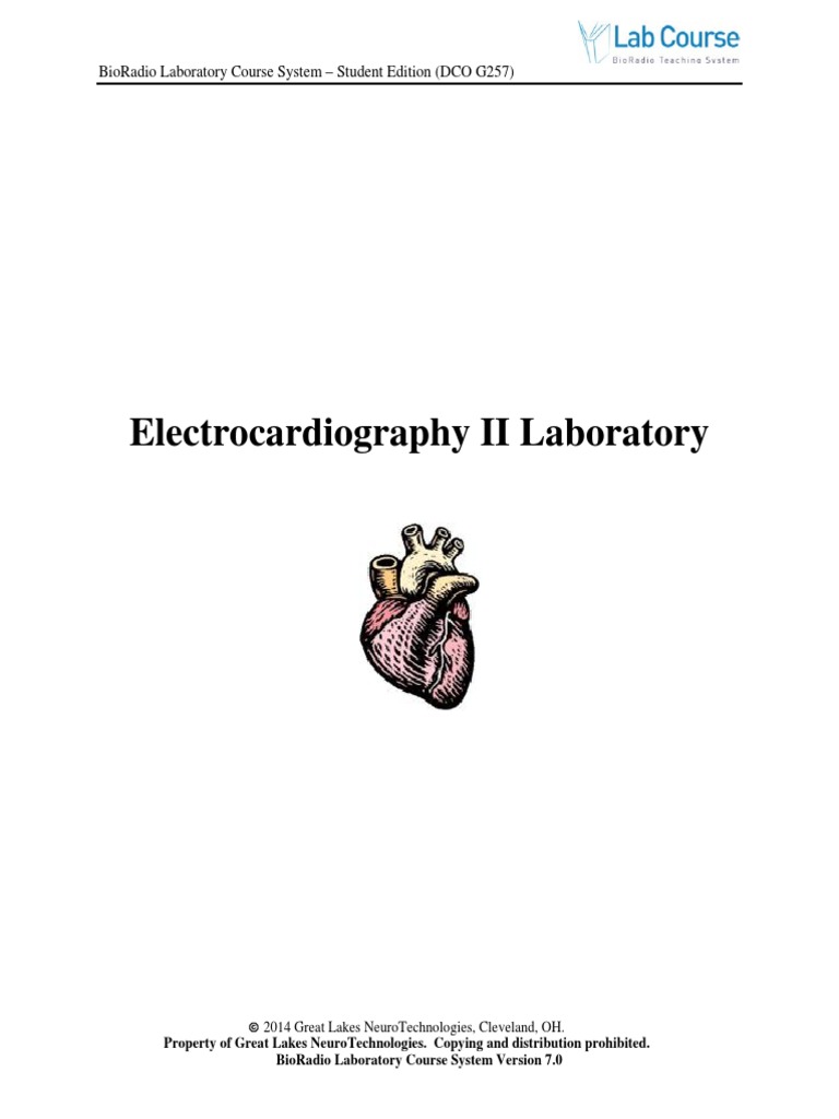 Electrocardiography Ii Student Pdf Heart Electrocardiography