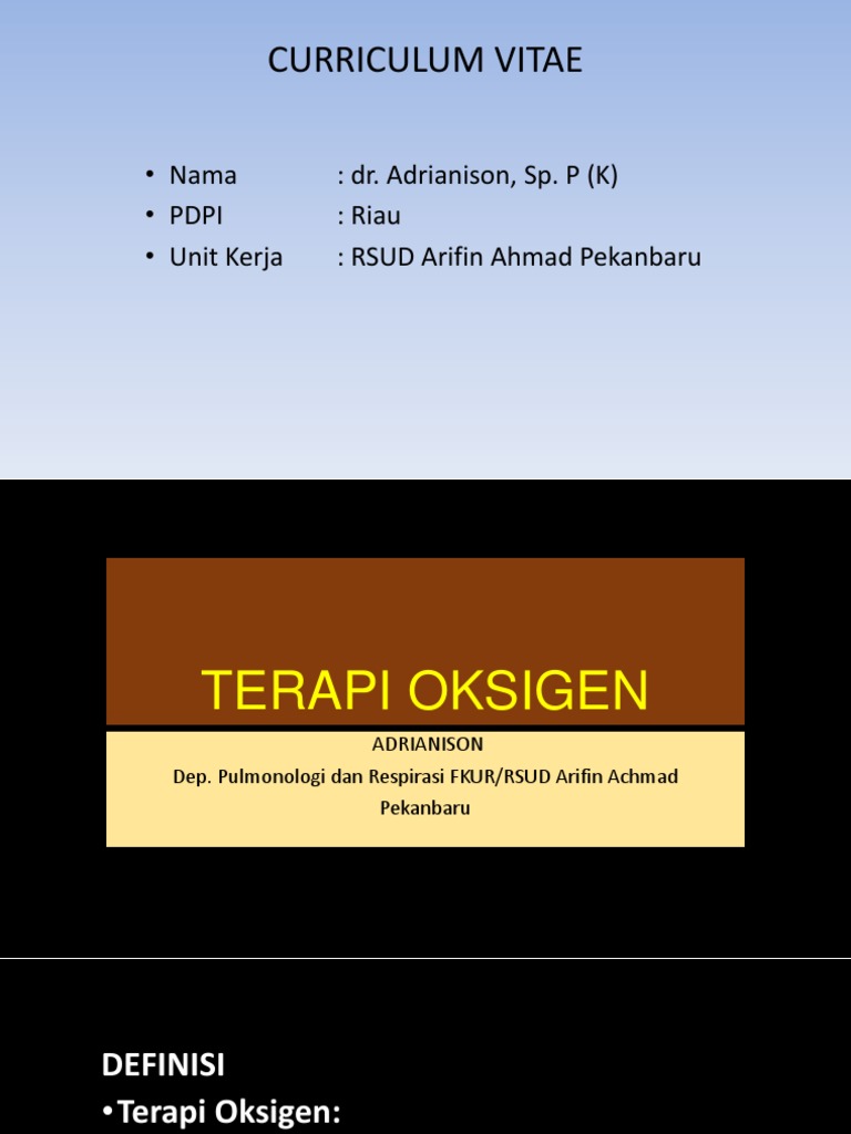 3 Terapi Oksigen | PDF