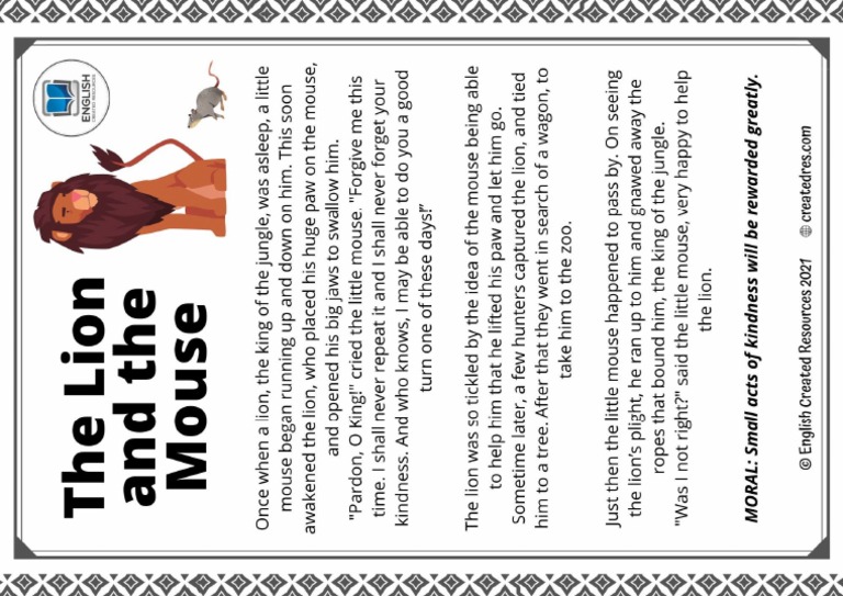 The Lion and The Mouse | PDF