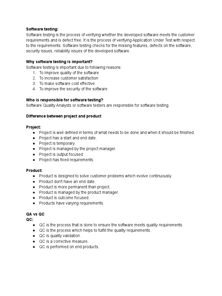 Software Testing | PDF Software Testing | PDF