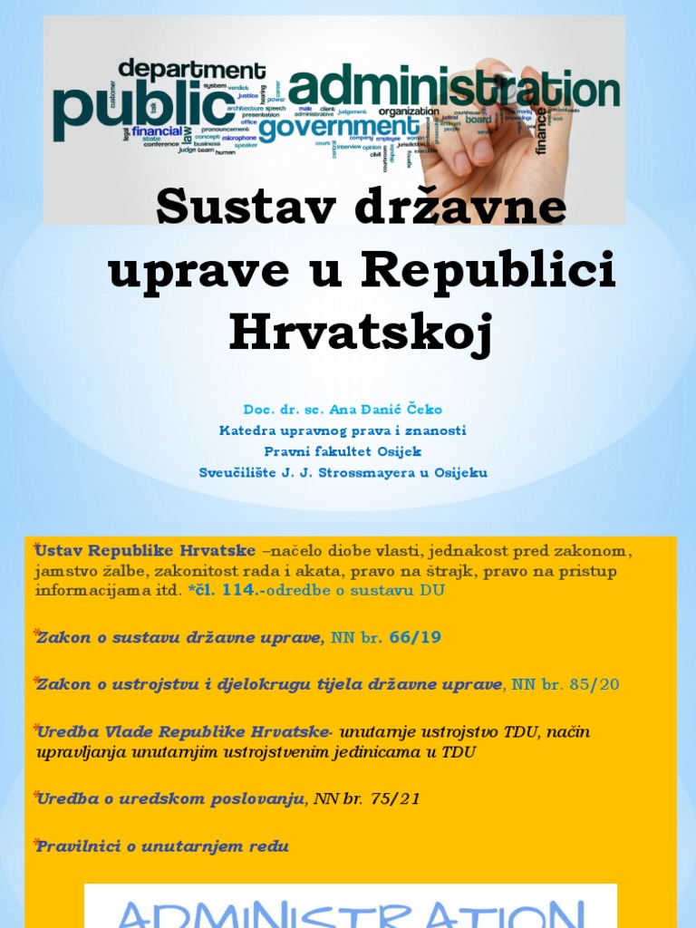 Sustav Drzavne Uprave | PDF