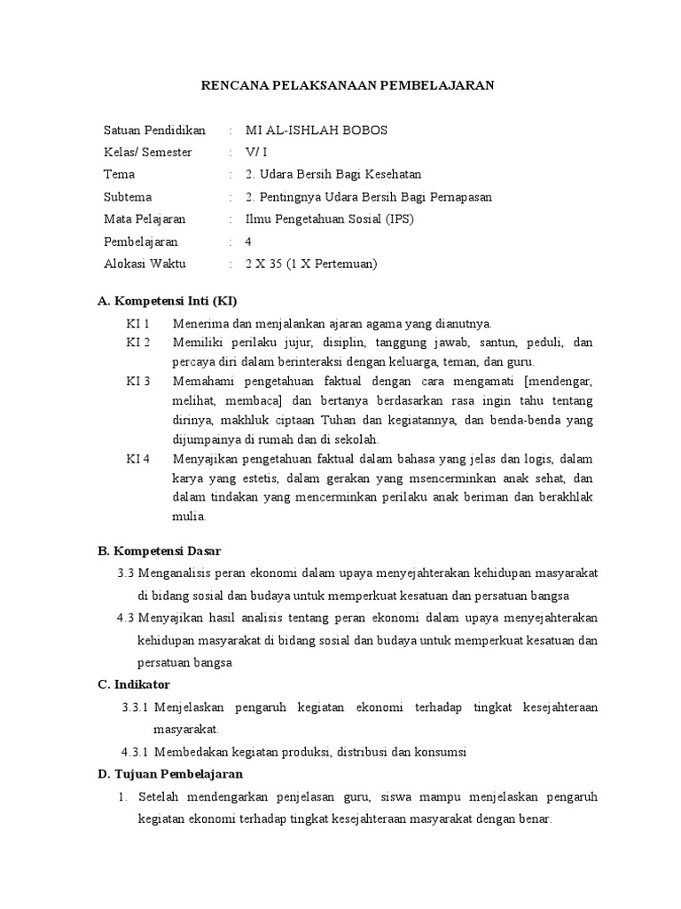 Tema 2 Ips Sub 2 Pemb 4 | PDF