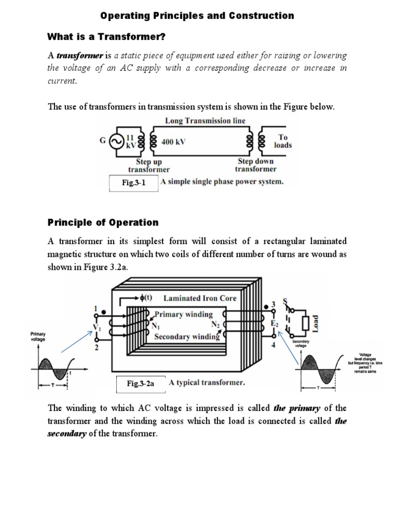 Transformer Notes | PDF | Transformer | Electromagnetic Induction